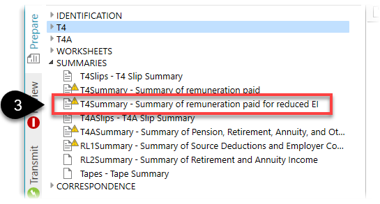 T4 Reduced EI - TaxCycle