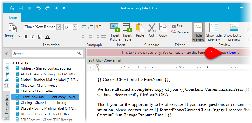 Batch Email | TaxCycle
