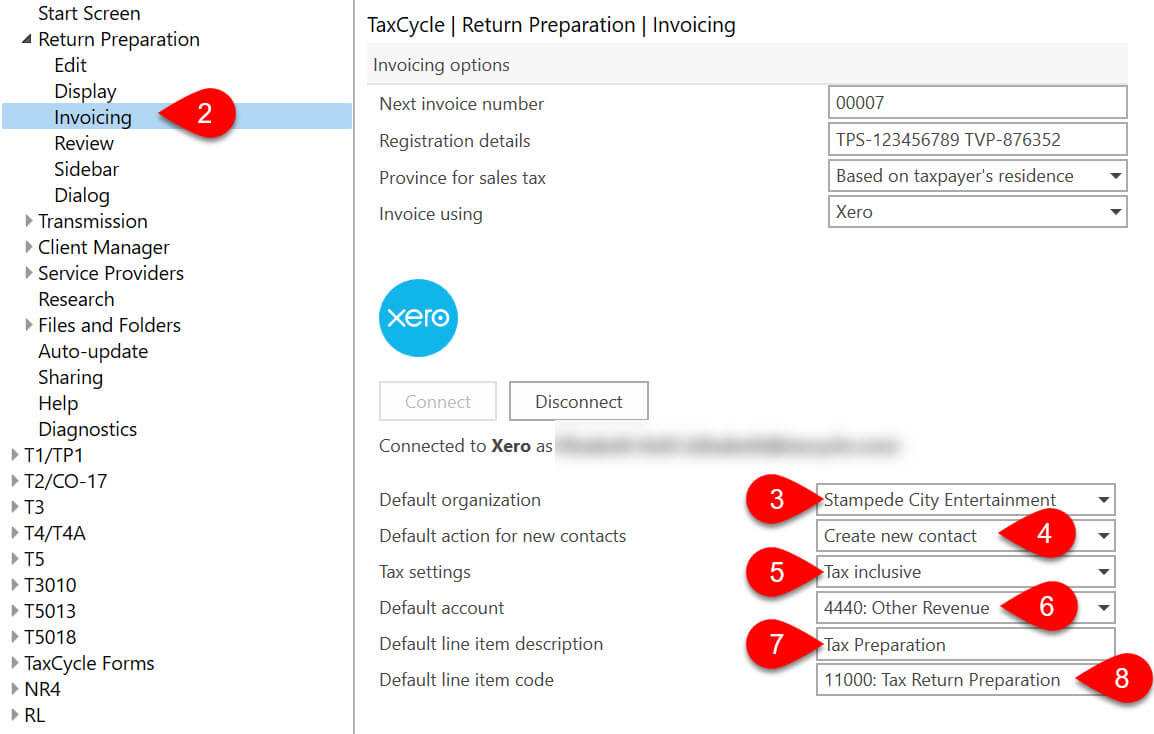 Xero® Invoicing - TaxCycle