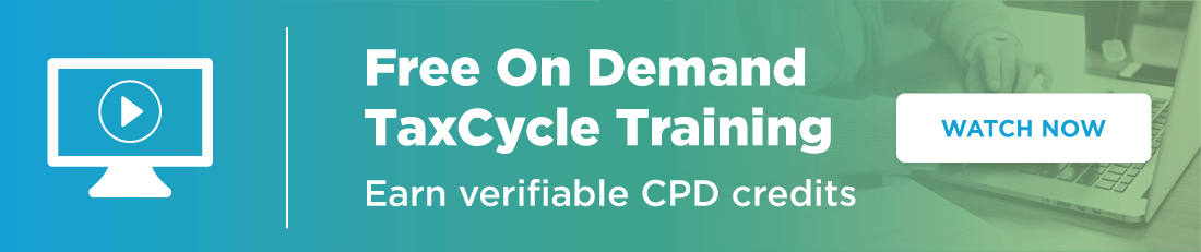 TaxCycle | Tax Software for Canadian Accountants and Bookkeepers | TaxCycle