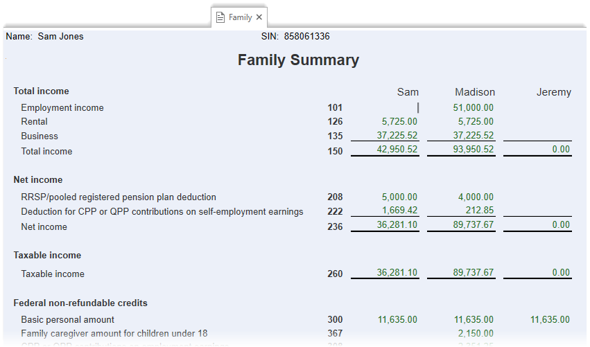 T1 Summaries - TaxCycle